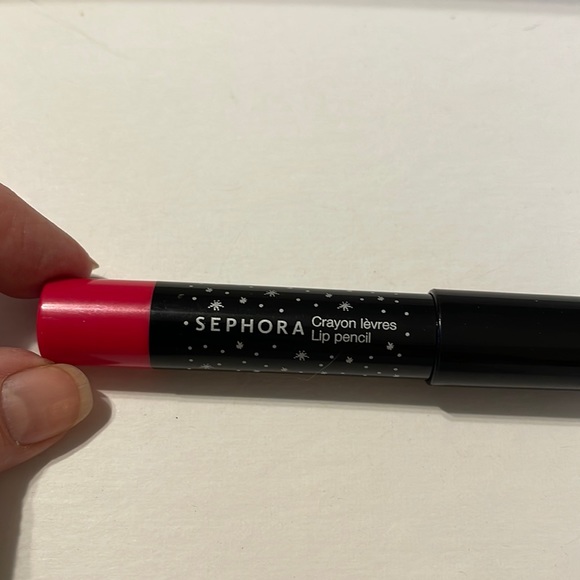 Sephora | Makeup | New Sephora Lip Pencil Crayon In Neon Pink | Poshmark